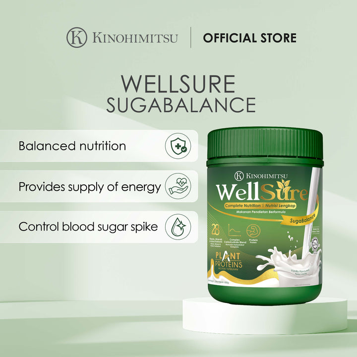 WellSure SugaBalance – Diabetes / Blood Sugar Control / Complete Nutri ...
